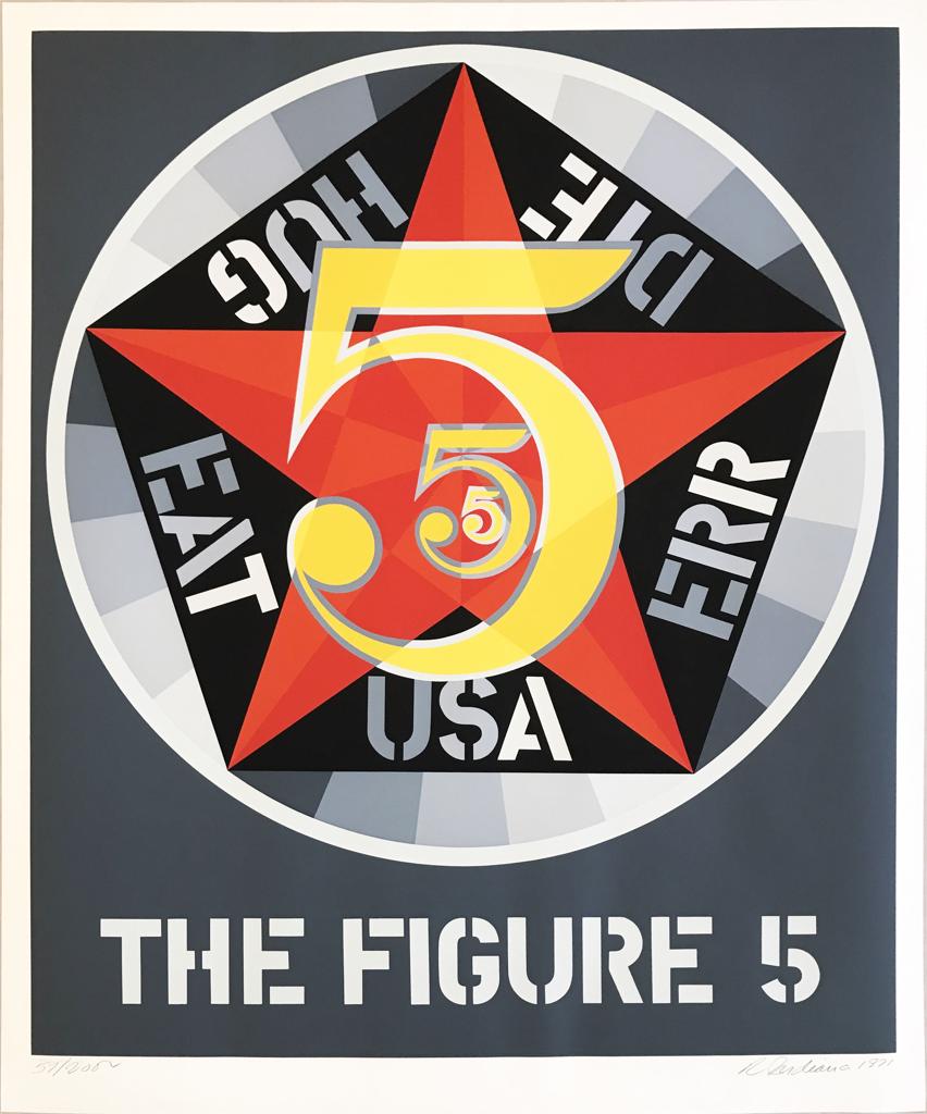 Robert Indiana, 'Decade (The Figure 5)', 1971 | Print Available for ...